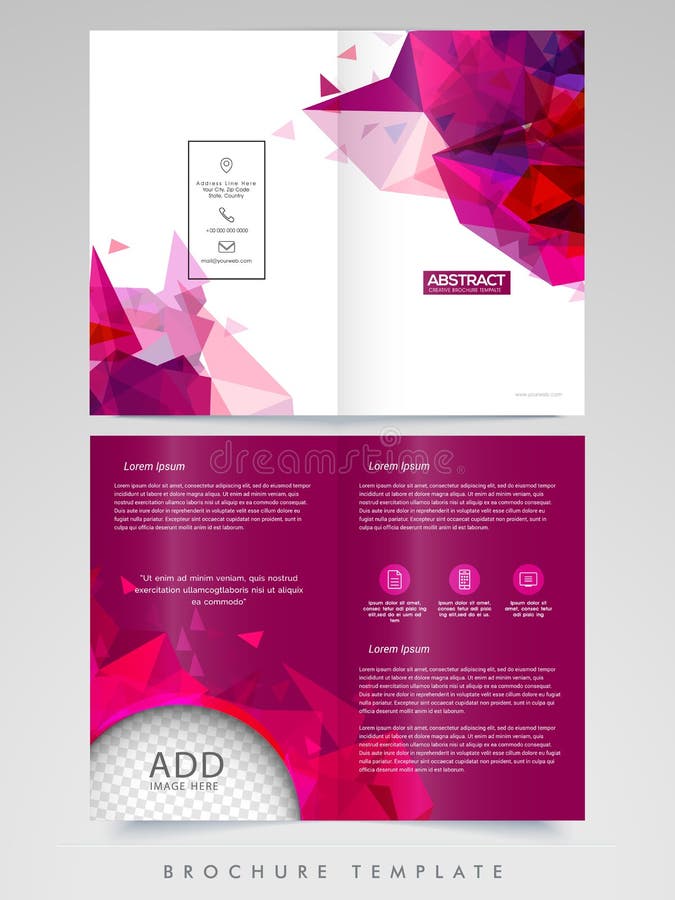 Professional Brochure, Template or Flyer Design. Stock Illustration ... Professional Brochure, Template or Flyer Design. Stock Illustration ...