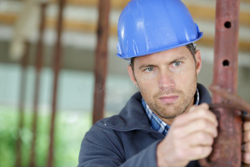 Professional Builder Outdoors Stock Photo - Image of notebook ...