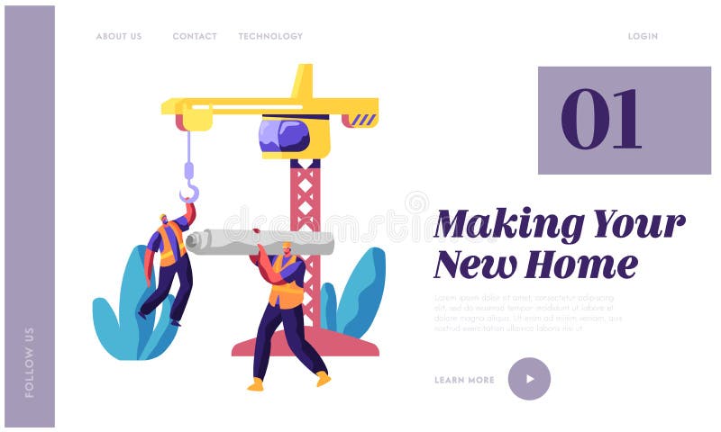 Professional Material Handling Banner. Abstract Geometric Flyer ...