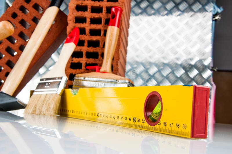 Professional Building Stuff, Construction Site Objects Stock Photo ...