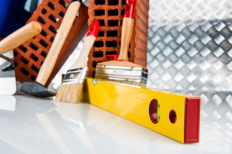 Professional Building Stuff, Construction Site Objects Stock Photo ...