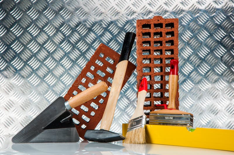 Professional Building Stuff, Construction Site Objects Stock Image ...