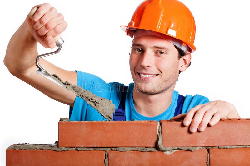Professional builer stock image. Image of create, brick - 36480113