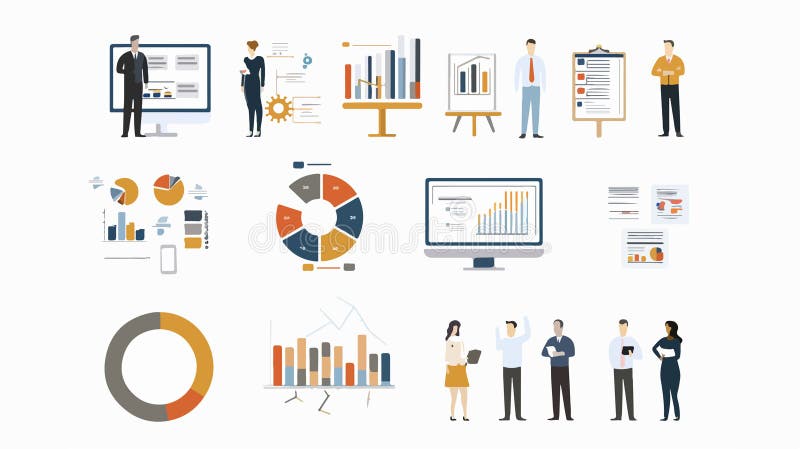 Professional Business Analytics and Marketing Planning Concept ...