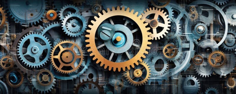 Interconnected Mechanisms Stock Illustrations – 21 Interconnected ...