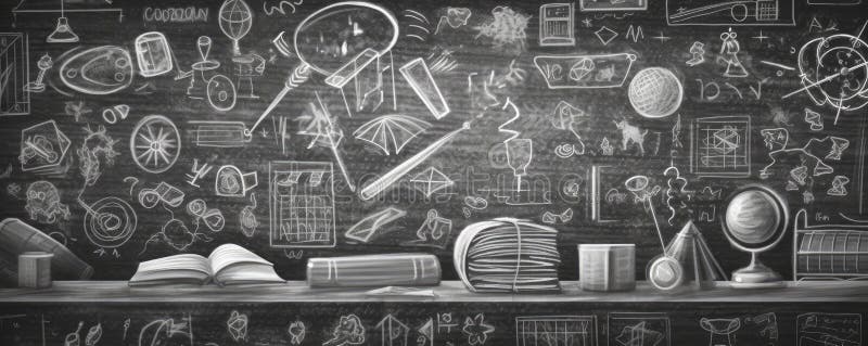 Professional Business Backdrop with a Sleek Blackboard Texture and ...