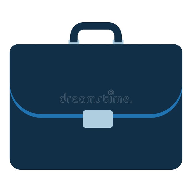 Professional Business Briefcase Isolated Icon Stock Vector ...