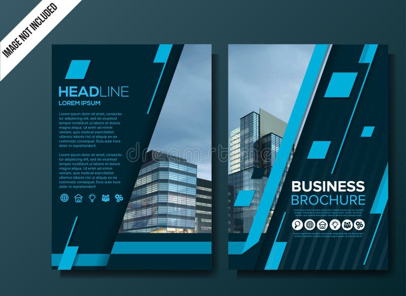 Professional Business Brochure Background Template Stock Vector ...