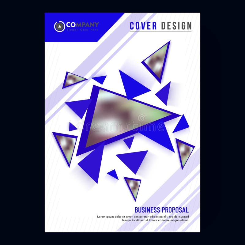 Professional Business Cover Design or Corporate Template Layout with ...