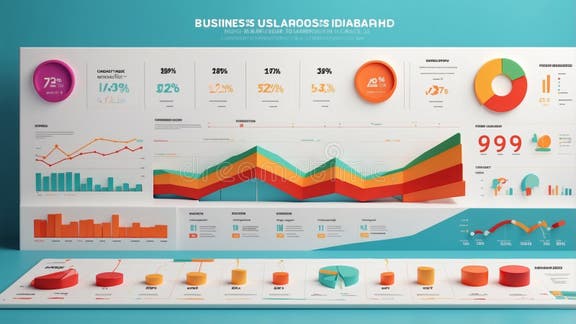 Comprehensive Business Dashboard with Multiple Data Visualization ...