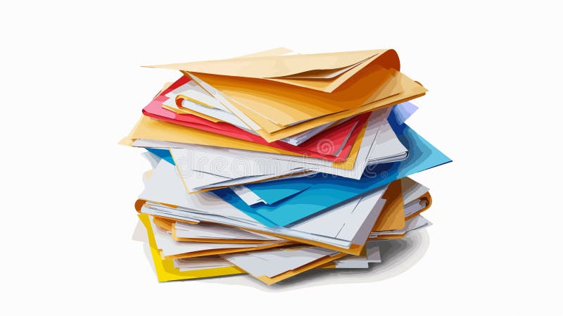 Professional Business Documents Abstract Concept Vector Illustration ...