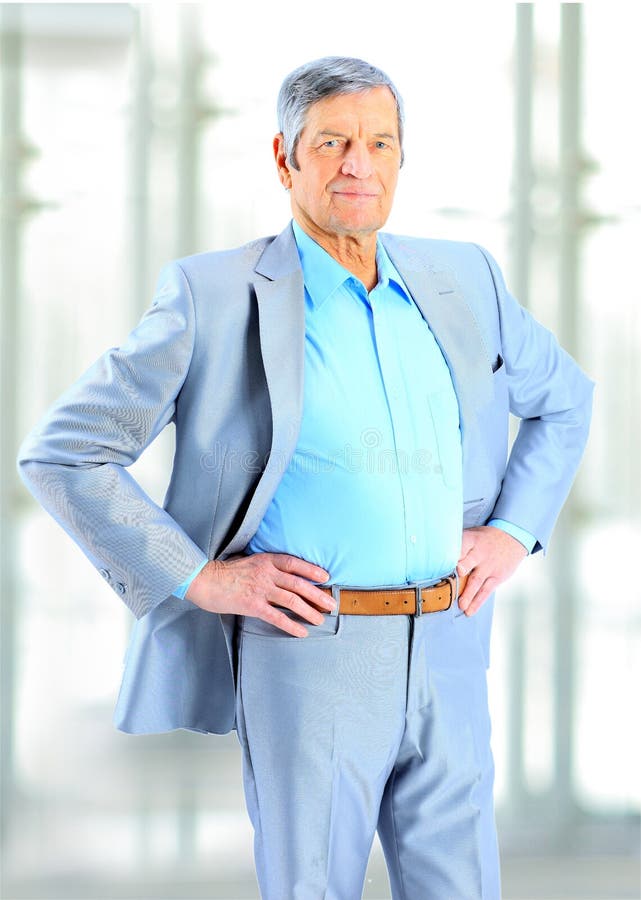 A Professional Business Man Stock Photo - Image of confident, grey ...