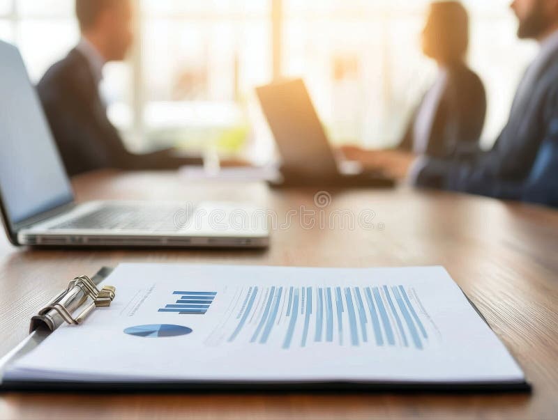 A Professional Business Meeting in Progress with Attendees Engaged in a ...