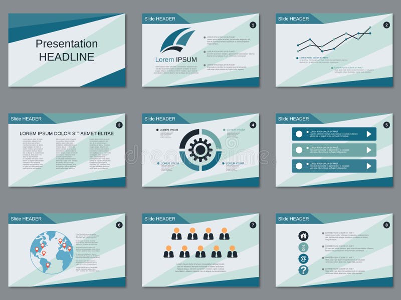 Professional Business Presentation, Slide Show Vector Template Stock ... Professional Business Presentation, Slide Show Vector Template Stock ...