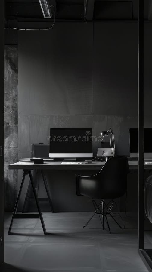 Professional Business Setup with Minimalistic Design. Stock ...