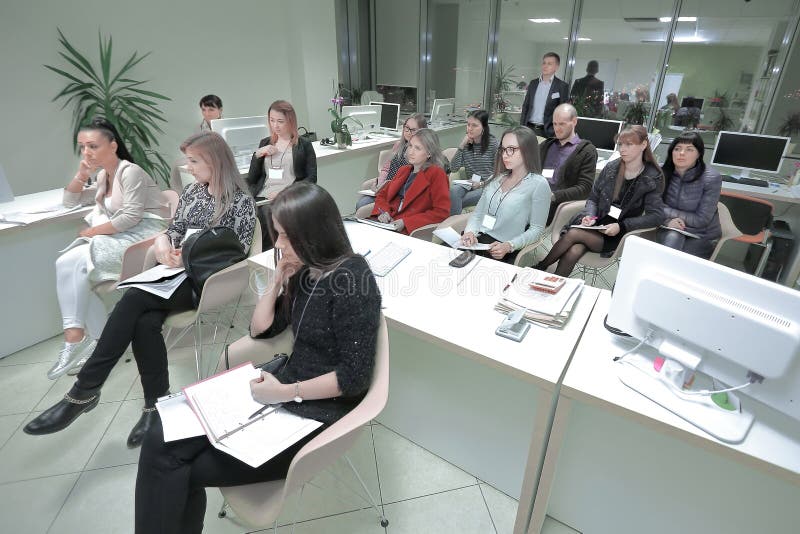 Professional Business Team in the Conference Room Stock Image - Image ...