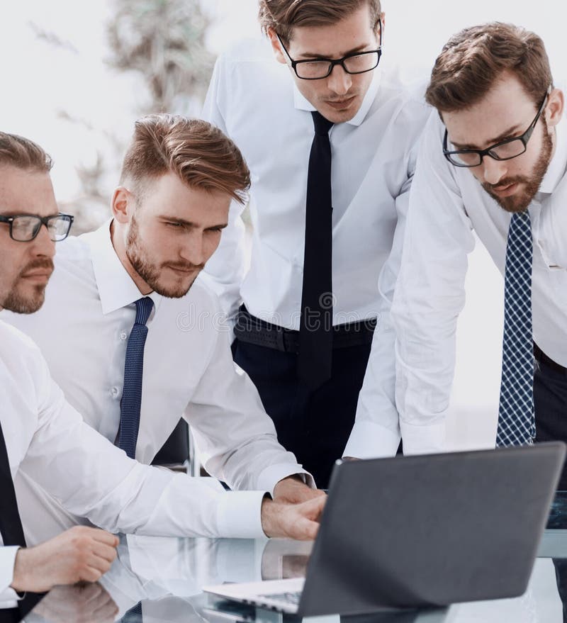 Professional Business Team in a Modern Office Stock Photo - Image of ...