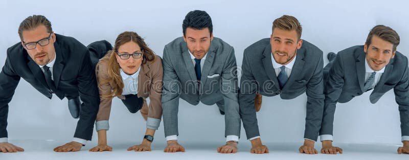 Professional Business Team is Ready To Start Stock Image - Image of ...