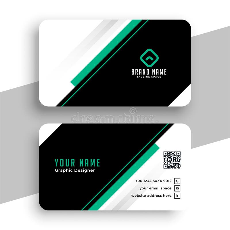 Professional Business Visiting Card Template a Office Stationery Stock ...