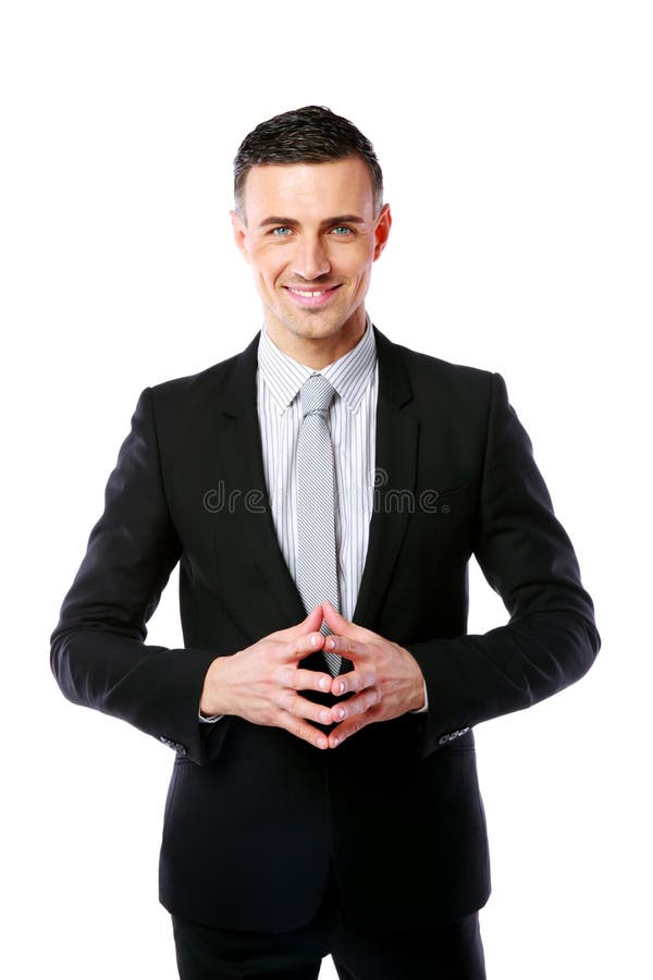Professional Businessman Standing Stock Photo - Image of business ...