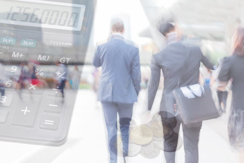 Two Professional Businessmen Discussing and Using Desktop Computer in ...