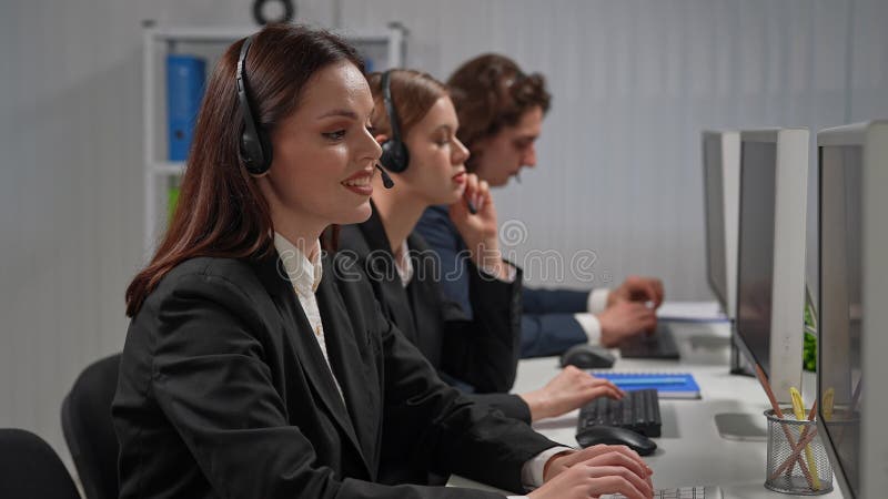 Professional Call Center Team Providing Excellent Customer Support ...