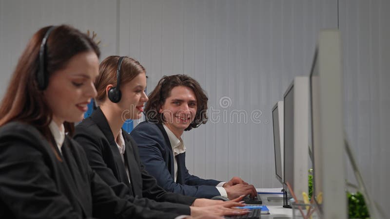 Professional Call Center Team Providing Excellent Customer Support ...