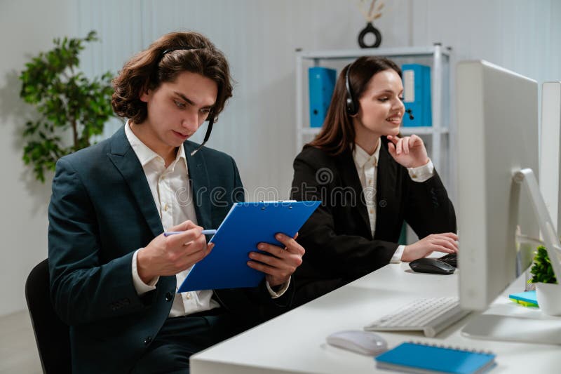 Professional Call Center Team Providing Excellent Customer Support ...