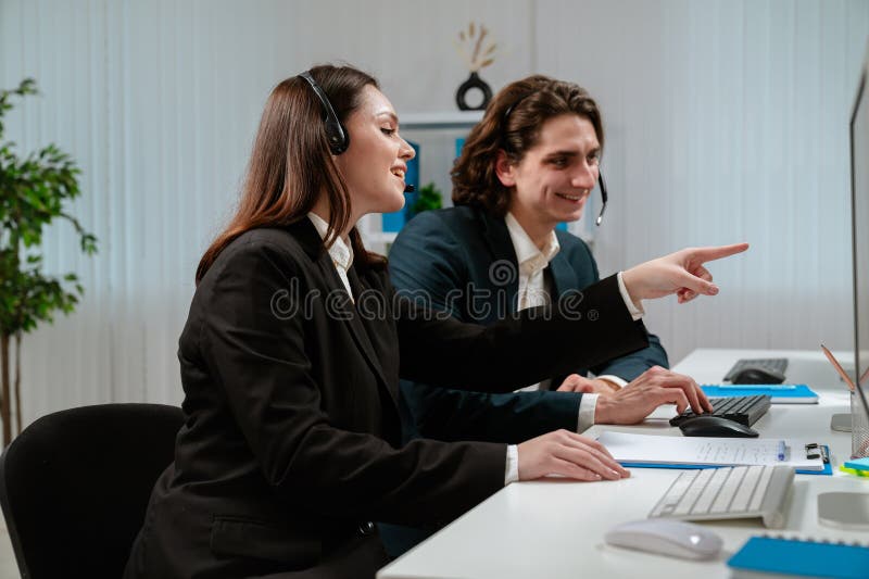 Professional Call Center Team Providing Excellent Customer Support ...