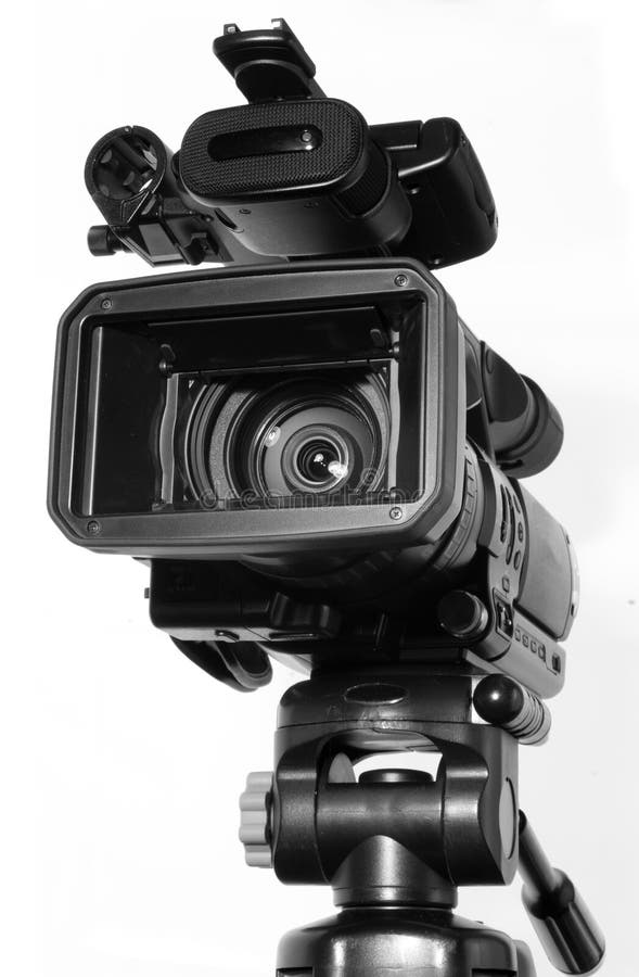 Dv camcorder and light stock photo. Image of broadcasting - 7246002