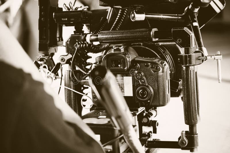 Image of Film Production Crew Stock Photo - Image of entertainment ...