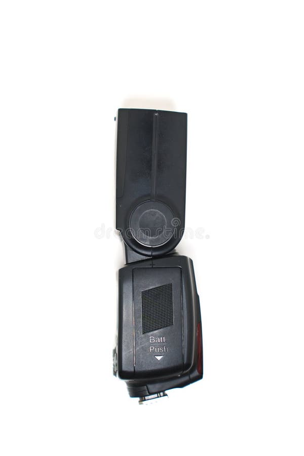 Professional Camera Flash Unit Positioned for Dynamic Lighting Effects ...