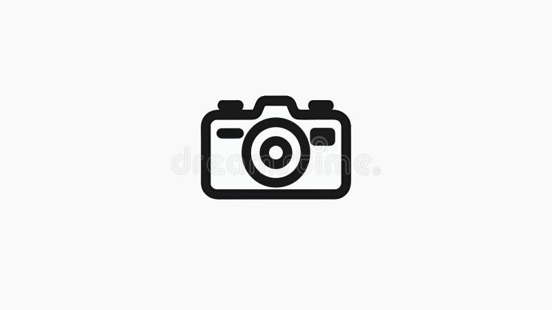 Professional Camera Icon for Web and UI Design Purposes Stock ...