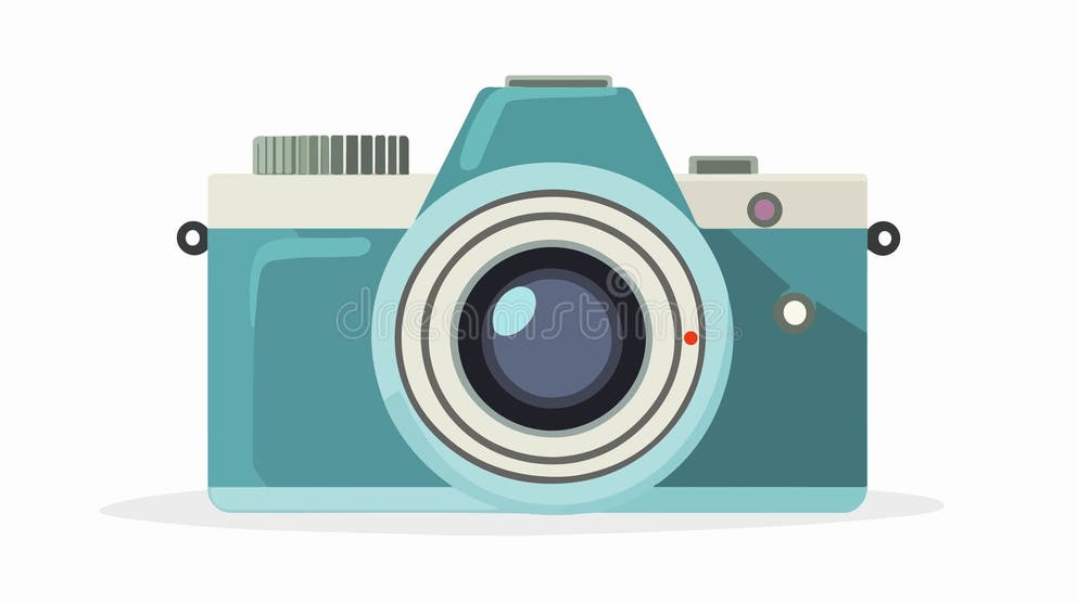 Professional Camera Icon Vector Isolated on White Background Stock ...