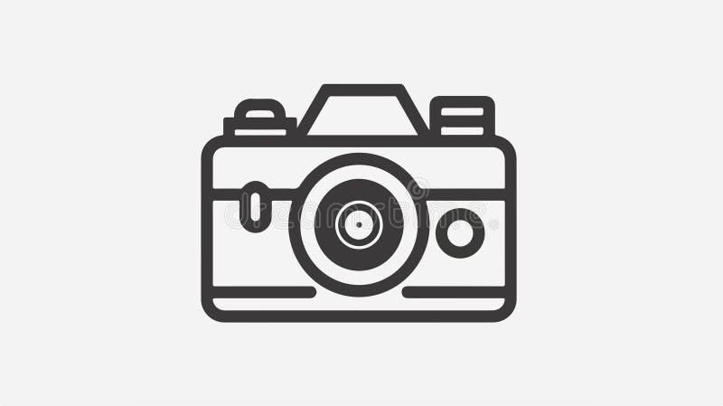 Professional Camera Icon for Web and UI Design Stock Vector ...