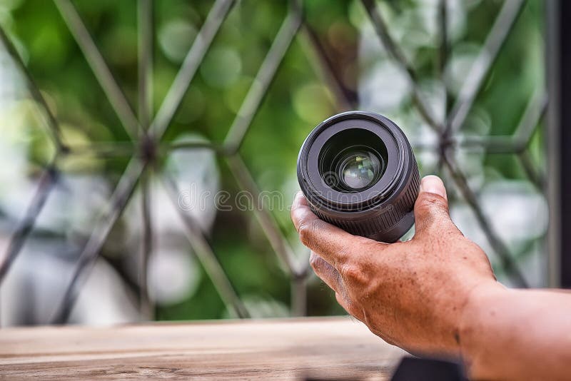 Professional camera lens stock photo. Image of optic - 99412324