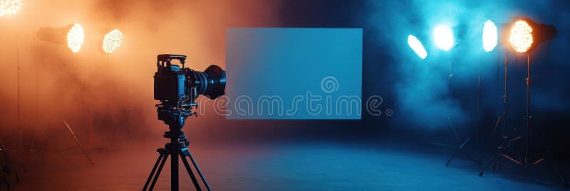 Studio Setup with Camera and Lighting Equipment Ready for a Photoshoot ...