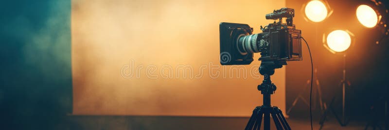 Professional Camera Set Up for Studio Photography with Soft Lighting in ...