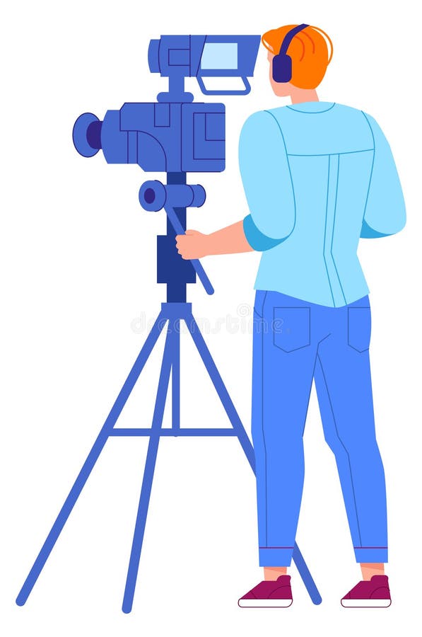 Cameraman Shoot Stock Illustrations – 1,462 Cameraman Shoot Stock ...
