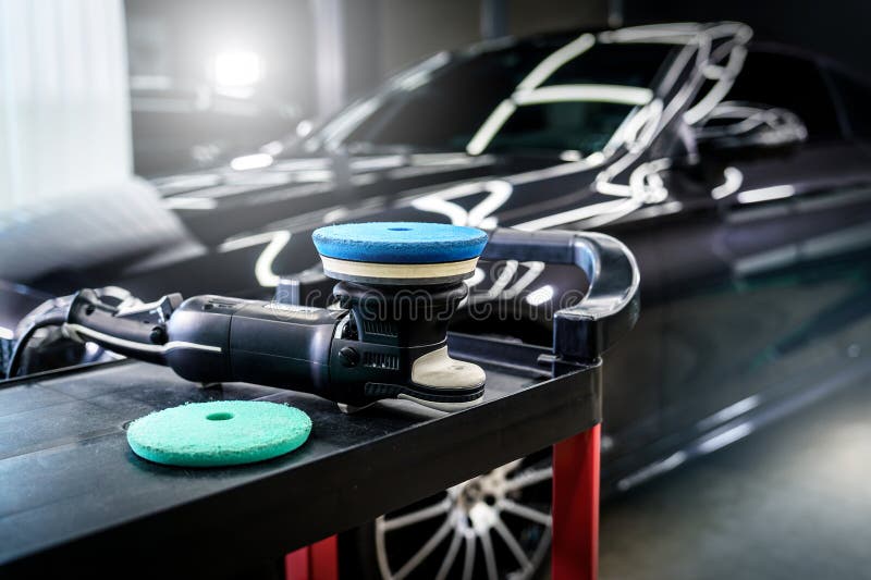 Professional Car Polishing Equipment Tailored Specifically for Use in a ...