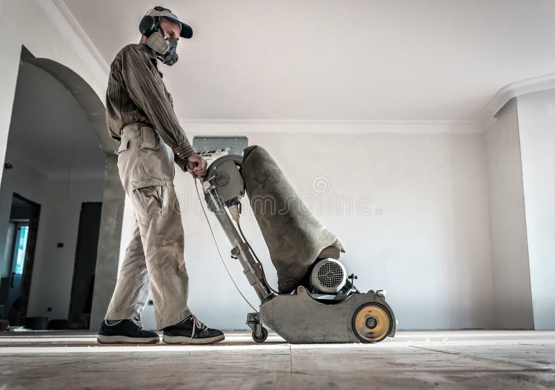 Grinding Machine for Room Angles Stock Image - Image of repairing ...