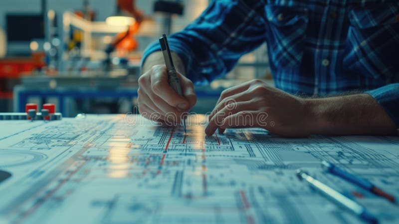 Dark Blueprint Civil Engineering Stock Photos - Free & Royalty-Free ...