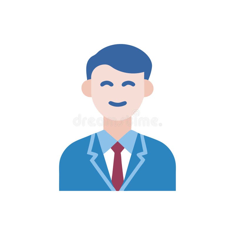Professional CEO Icon for Corporate Strategy Stock Illustration ...