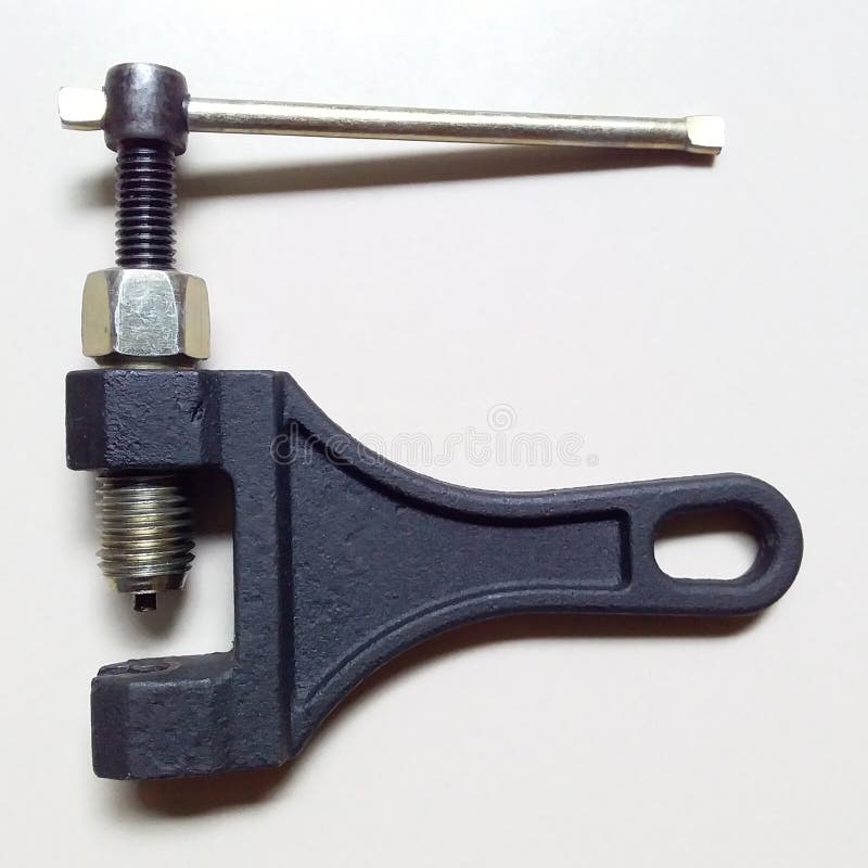Professional Chain Cutting Tool for Motorcycle Stock Image - Image of ...