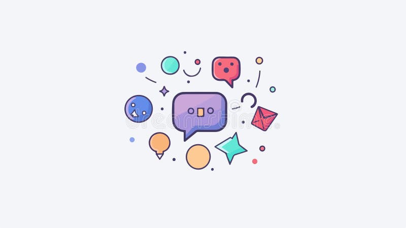 Professional Chat Bubble Icon for Basic Web Design Usage Stock ...