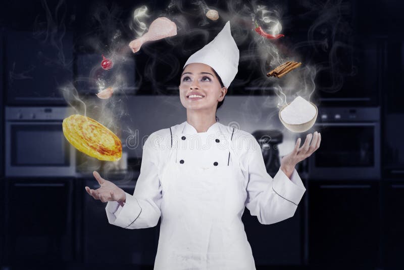 Magic chef stock photo. Image of beatiful, beauty, colorful - 45396762