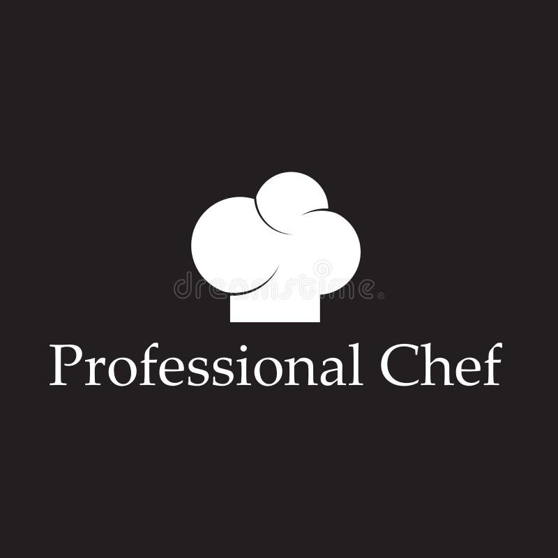 Professional Chef Logo Template Stock Illustration - Illustration of ...