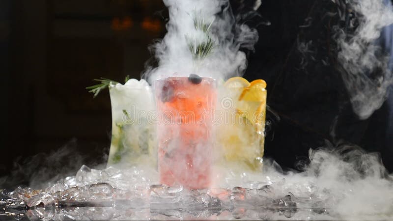 Professional Chef and Molecular Cuisine. Cocktail Set and Sweet ...