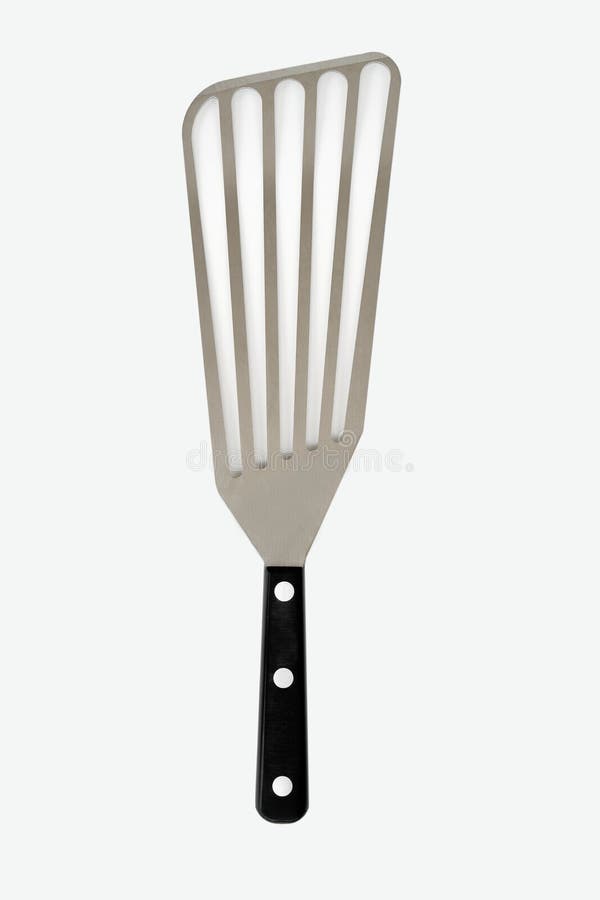 Professional Chef Right Handed Slotted Spatula Stock Photo - Image of ...