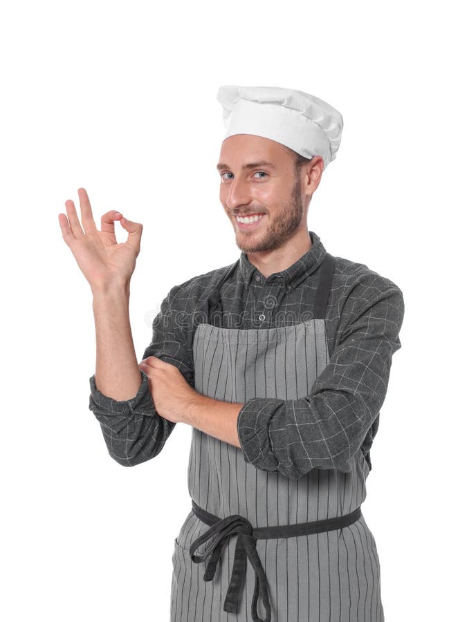 Professional Chef Wearing Uniform Stock Photo - Image of business, male ...